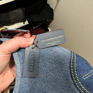 Coach | Bags | Coach Hamptons Hobo Bag With Repurposed Denim | Poshmark